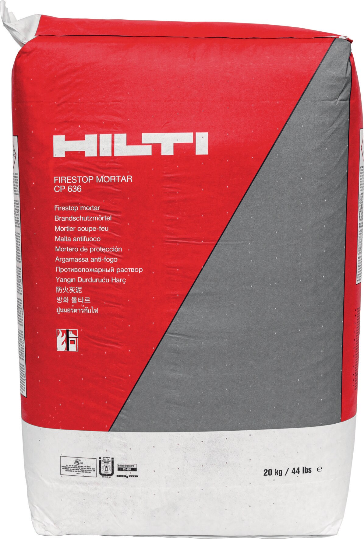 Mortero cortafuego CP 636 - Morteros y sistemas de revestimiento cortafuego - Hilti Mexico